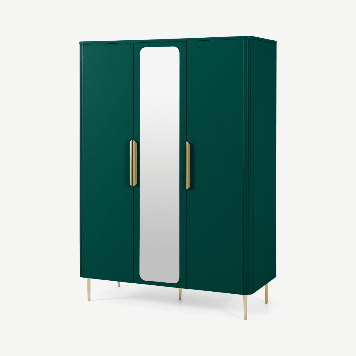 Ebro Triple Wardrobe, Peacock Green • Sofas Etc