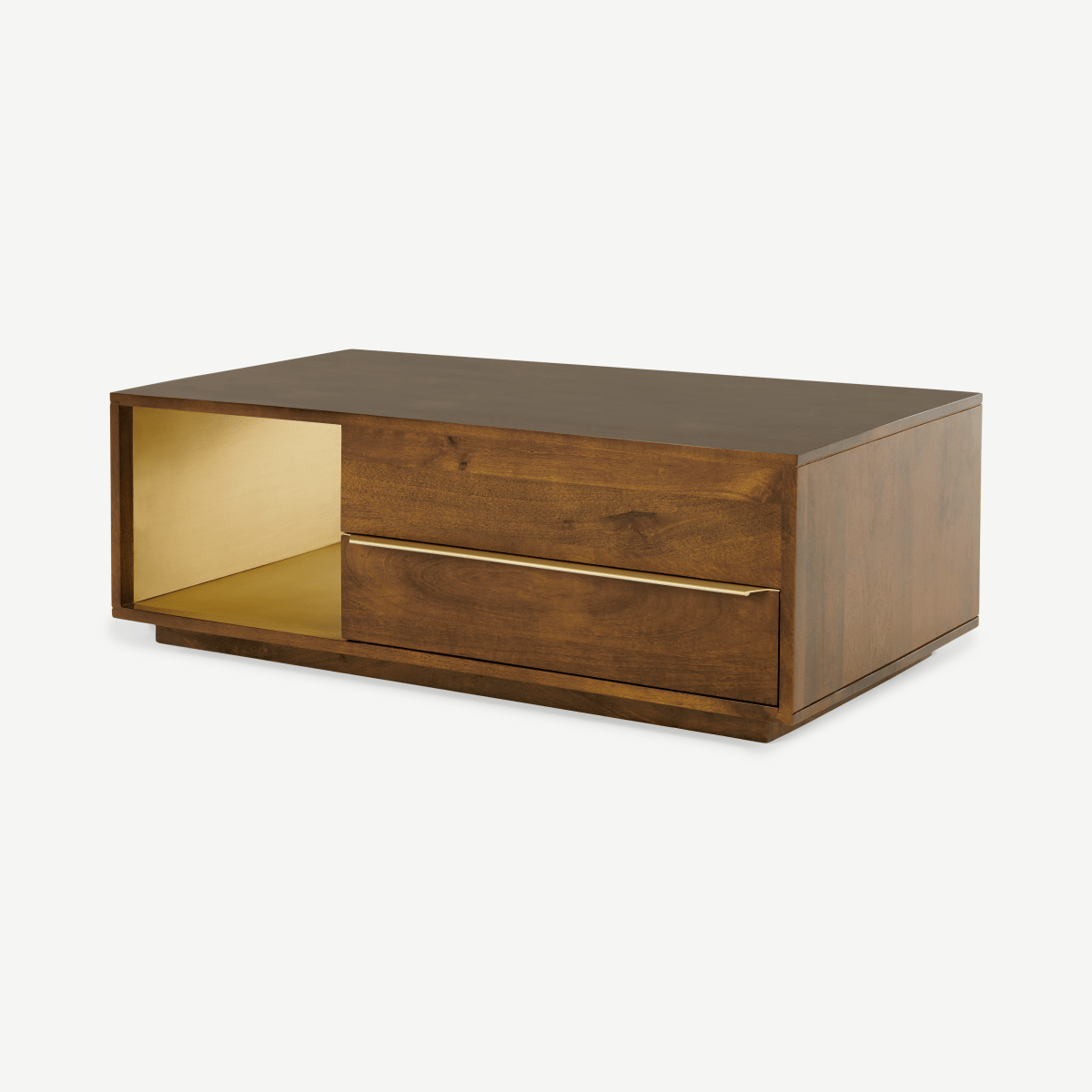 Anderson Coffee Table, Mango Wood & Brass • Sofas Etc